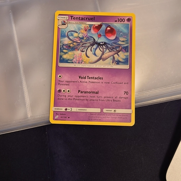 Other | Tentacruel Pokemon Card | Poshmark